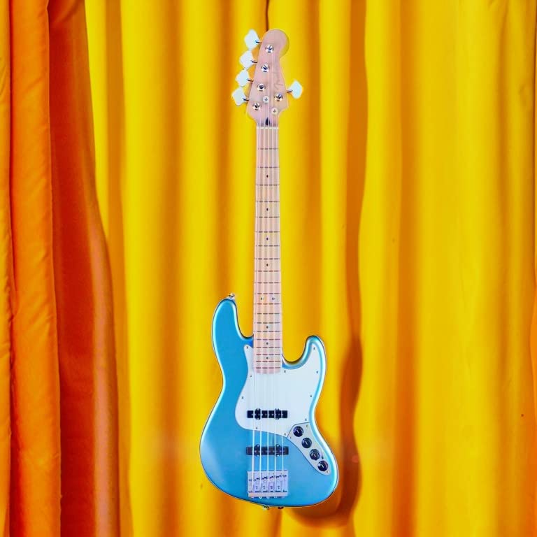 Fender Player Plus 5-String Jazz Bass, Opal Spark, Maple Fingerboard