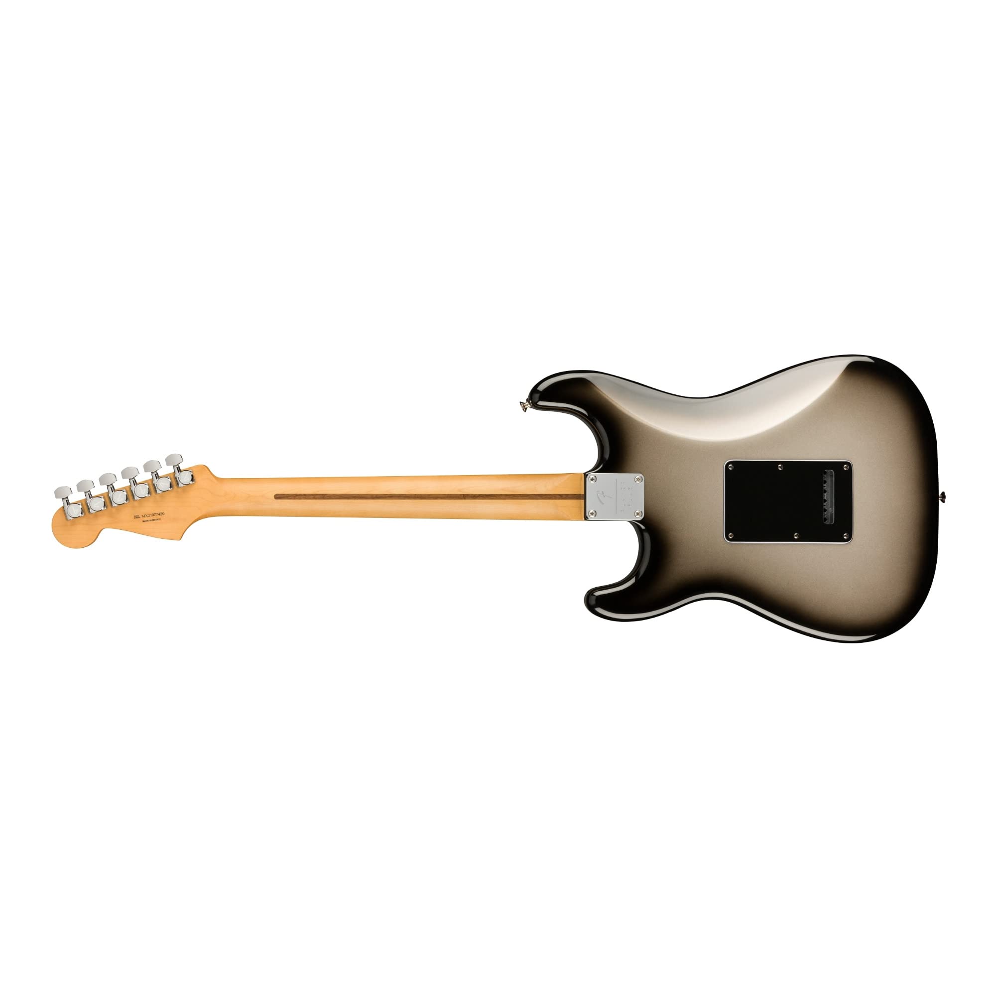 Fender Player Plus Stratocaster Electric Guitar, with 2-Year Warranty, Silverburst, Pau Ferro Fingerboard