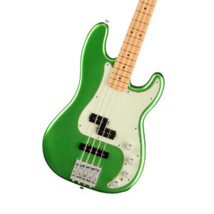 fender player plus precision bass, cosmic jade, maple fingerboard