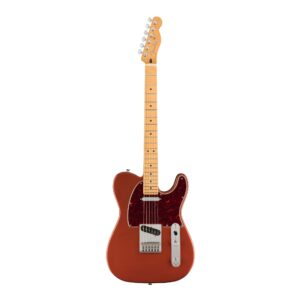 fender 6 string solid-body electric guitar, with 2-year warranty, right, aged candy apple red (0147332370)