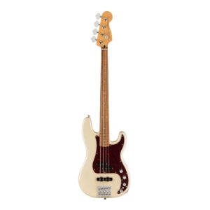 fender player plus precision bass, olympic pearl, pau ferro fingerboard