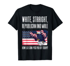 white straight republican male t-shirt