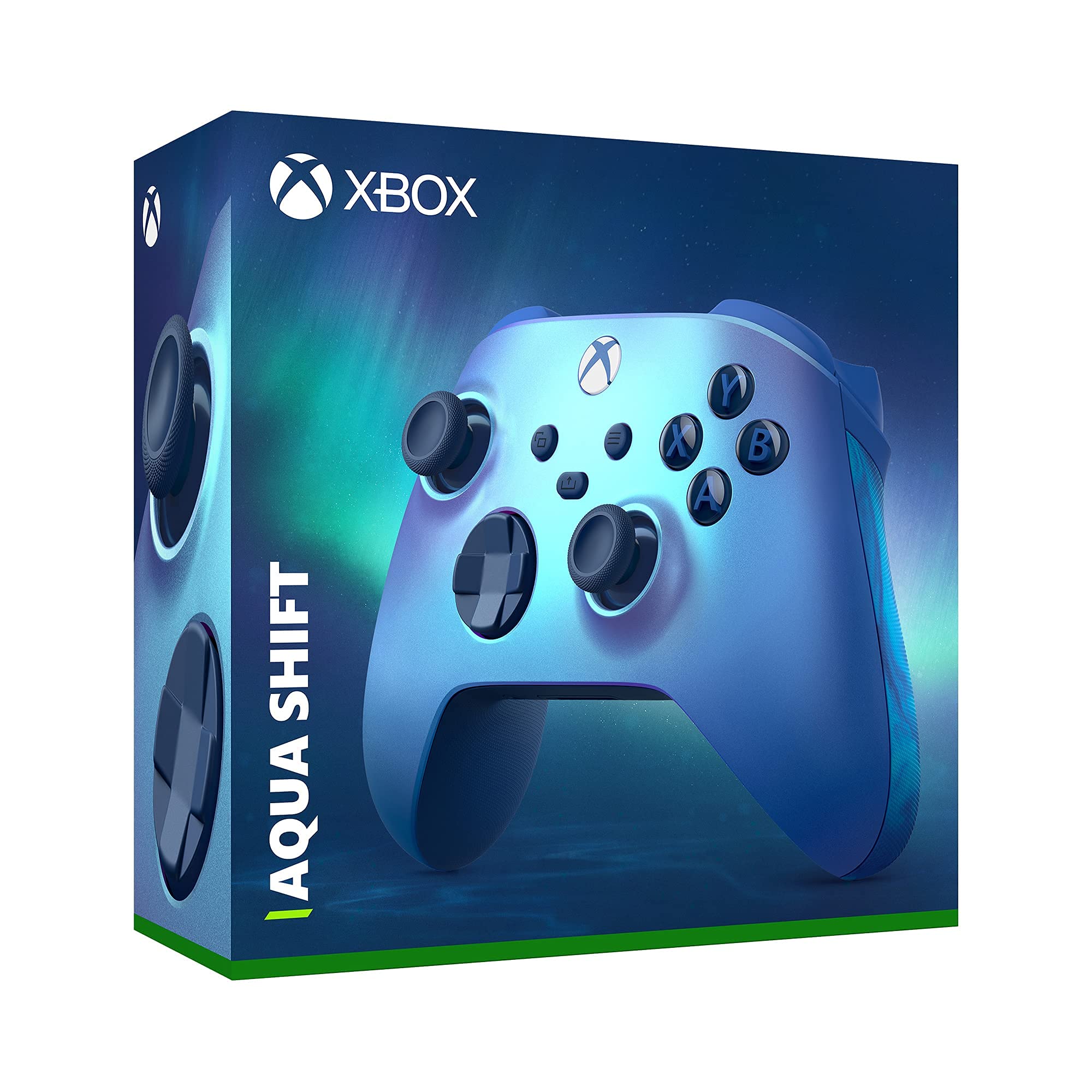 Xbox Wireless Controller – Aqua Shift Special Edition (Renewed)