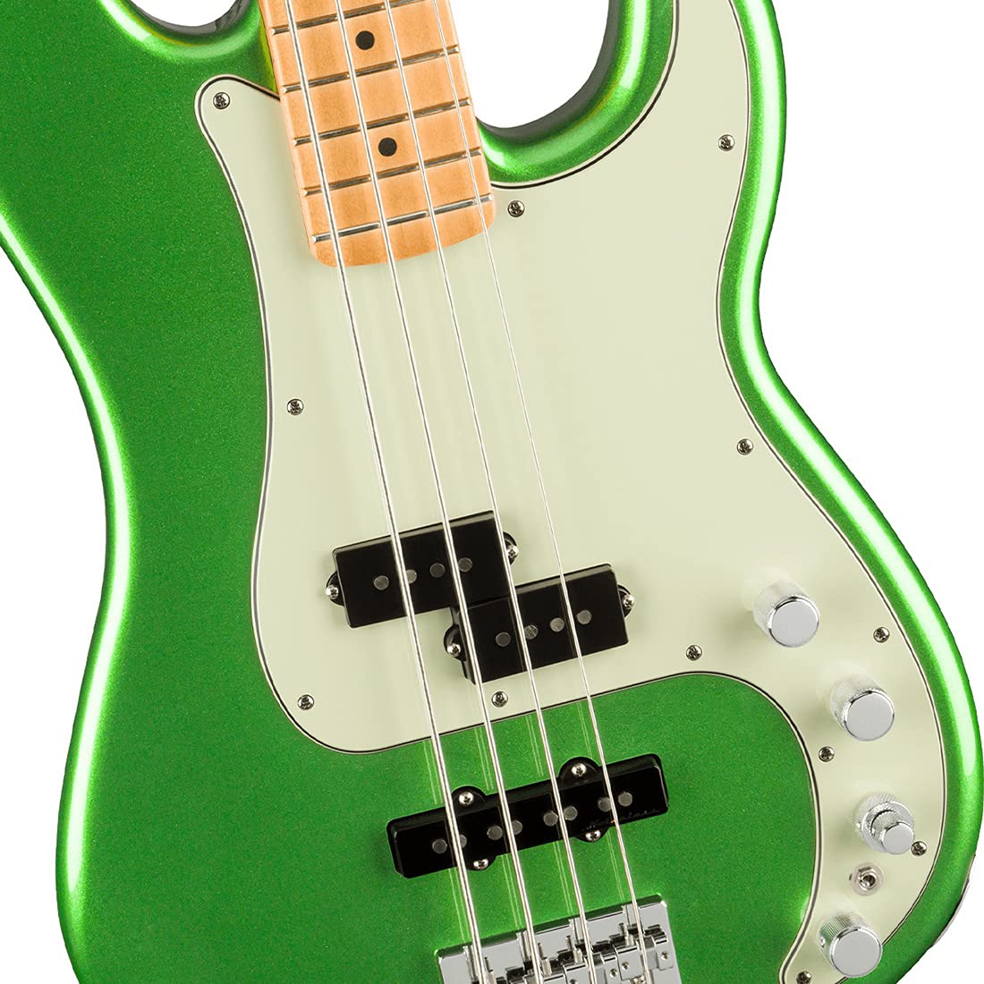 Fender Player Plus Precision Bass, Cosmic Jade, Maple Fingerboard