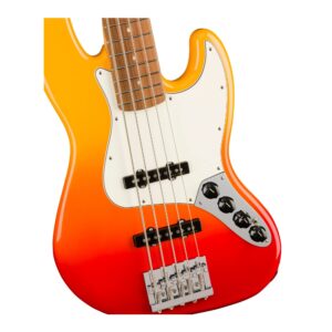 Fender Player Plus 5-String Jazz Bass, Tequila Sunrise, Pau Ferro Fingerboard