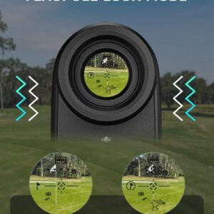 CAMMOO Golf Hunting Rangefinder with Slope, 1100Y Range Finder Golfing with 5 Mode, 6X Magnification, USB Charging, Clear&Accurate Measurement,Vibration Alert, for Hunting,Golfing, Measurement - M1000