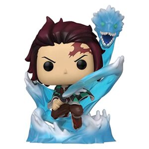 pop! animation: demon slayer - tanjiro with dragon (exclusive) (glow in the dark)