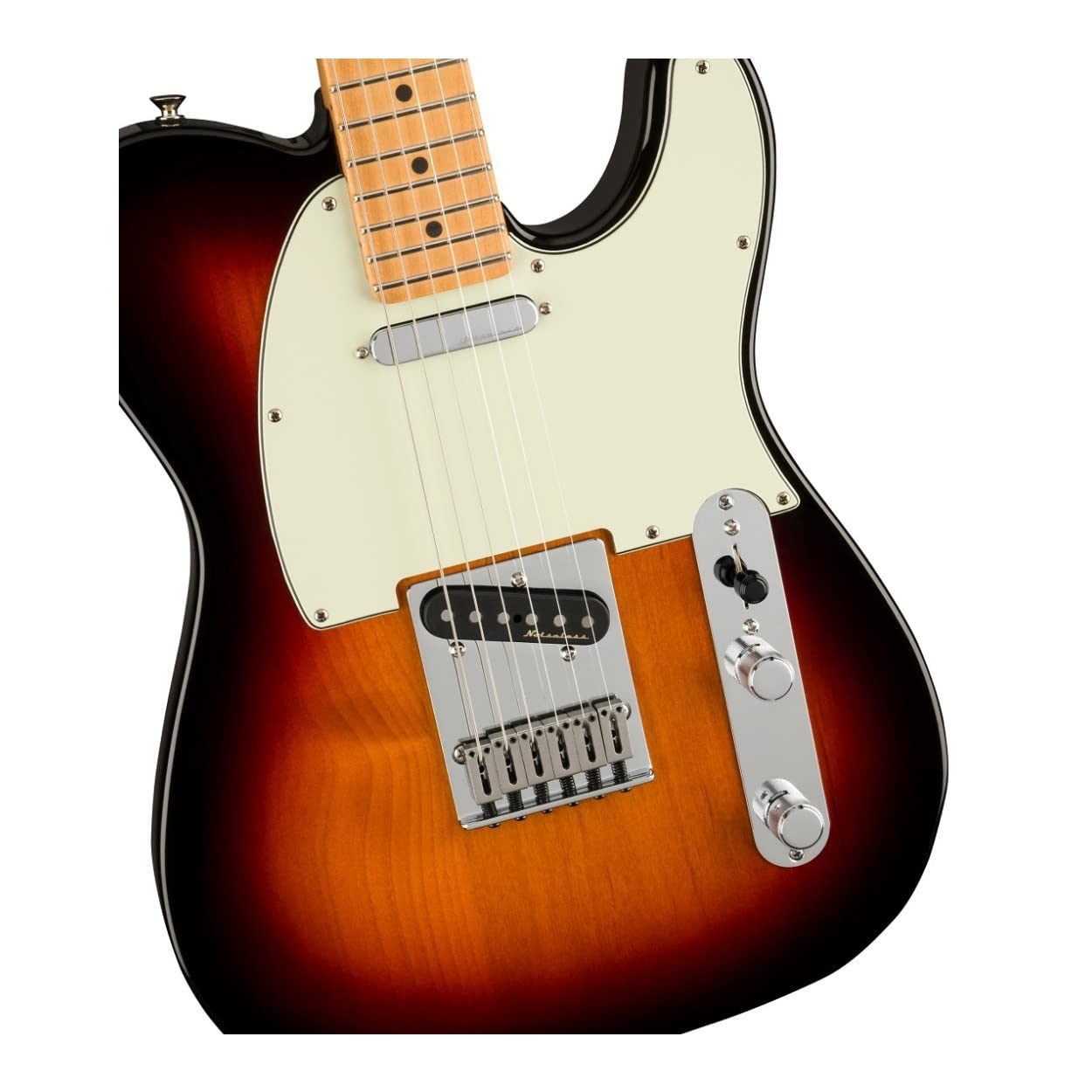 Fender Player Plus Telecaster Electric Guitar, with 2-Year Warranty, 3-Color Sunburst, Maple Fingerboard