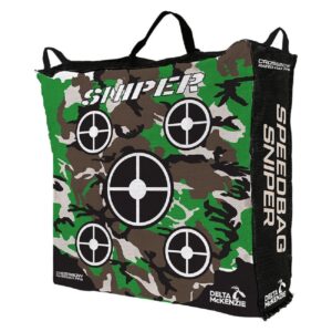 delta mckenzie speedbag sniper archery target, camo