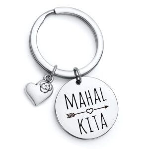 nothers rszotw mahal kita keychain valentine's day keychain filipino keychain philippines gift husband gift wife gift pinoy gift mahal kita girlfriend jewelry boyfriend gift