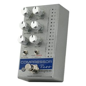 Empress Bass Compressor Effects Pedal, Silver, CPBS