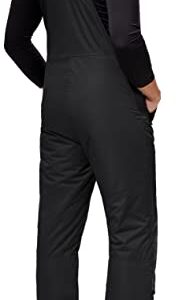 BenBoy Mens Snow Bibs Ski Pants Softshell Waterproof Insulated Ripstop Snowboarding Overalls Winter,HXK8118M-Black-XL Darkblack