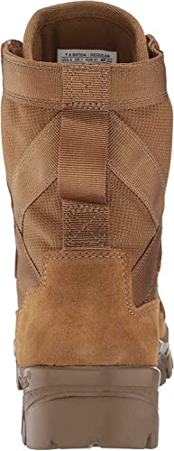 GARMONT TACTICAL T8 Bifida Military Combat Boots for Men and Women, Army, Air Force, AR670-1 Compliant Footwear, Suede Leather, Multi-Terrain Shoes, Coyote, Size 10.5