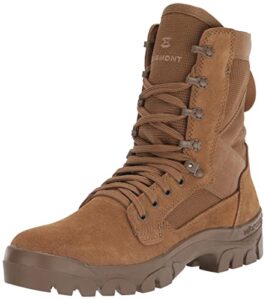 garmont tactical t8 bifida military combat boots for men and women, army, air force, ar670-1 compliant footwear, suede leather, multi-terrain shoes, coyote, size 13