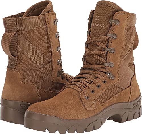 GARMONT TACTICAL T8 Bifida Military Combat Boots for Men and Women, Army, Air Force, AR670-1 Compliant Footwear, Suede Leather, Multi-Terrain Shoes, Coyote, Size 10.5