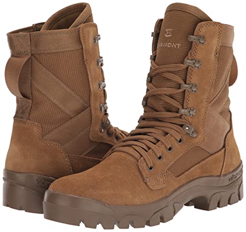 GARMONT TACTICAL T8 Bifida Military Combat Boots for Men and Women, Army, Air Force, AR670-1 Compliant Footwear, Suede Leather, Multi-Terrain Shoes, Coyote, Size 13