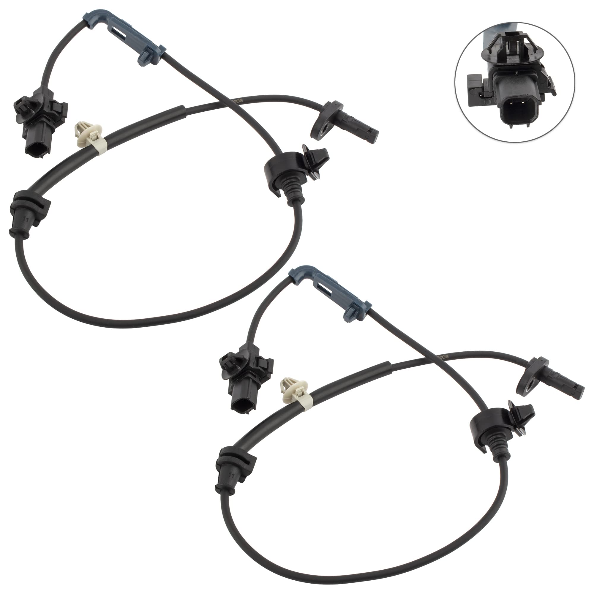 BOXI 2pcs Front Left and Right ABS Wheel Speed Sensor Fit for 2007 2008 2009 2010 2011 for Honda CR-V 2.4L Replace ALS1598 ALS1608 57450SWA013