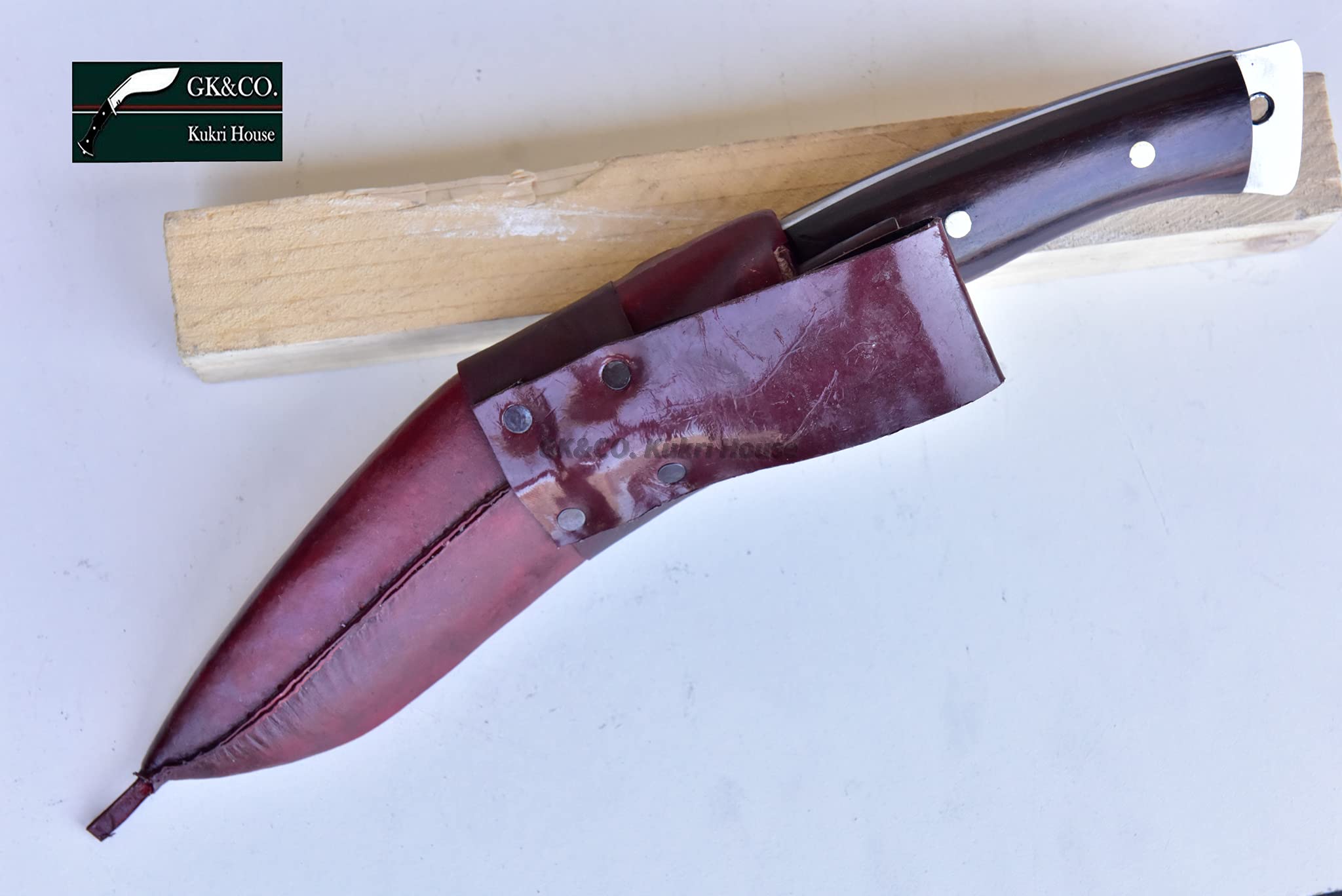 GK&CO. Kukri House Genuine - 8" AEOF Afghan Official Issued Genuine Kukri/Khukuri Knives Red Sheath GK&CO.Kukri In Nepal