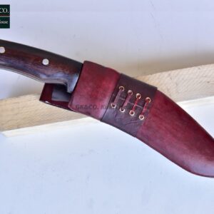 GK&CO. Kukri House Genuine - 8" AEOF Afghan Official Issued Genuine Kukri/Khukuri Knives Red Sheath GK&CO.Kukri In Nepal