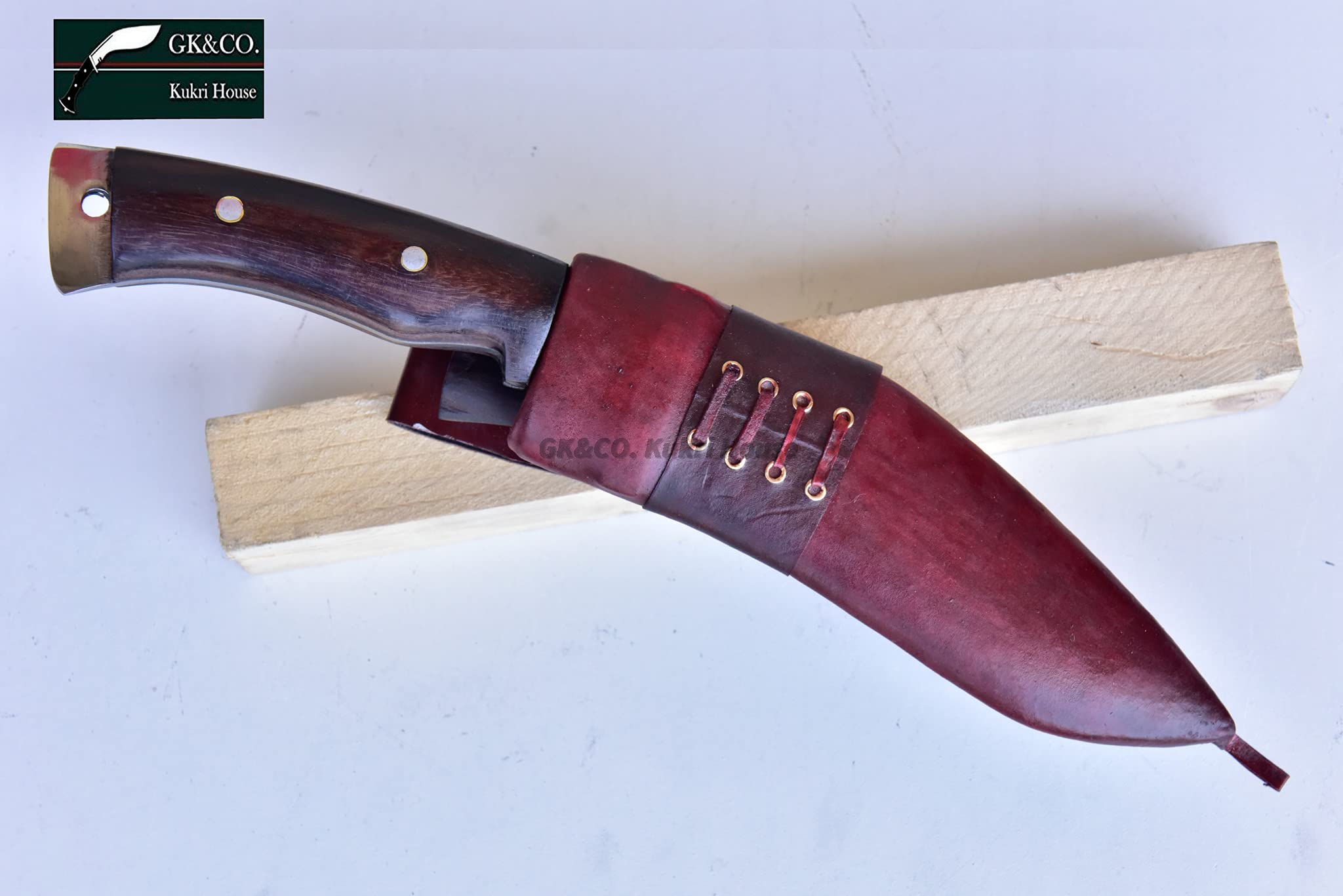 GK&CO. Kukri House Genuine - 8" AEOF Afghan Official Issued Genuine Kukri/Khukuri Knives Red Sheath GK&CO.Kukri In Nepal