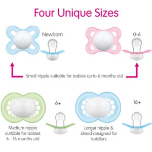 MAM Original Matte Baby Pacifier, Nipple Shape Helps Promote Healthy Oral Development, Sterilizer Case, 2 Pack, 6-16 Months, Boy,2 Count (Pack of 1)