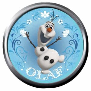 disney frozen elsa anna olof sven kristoff adult children 18mm - 20mm snap jewelry charm (olof)