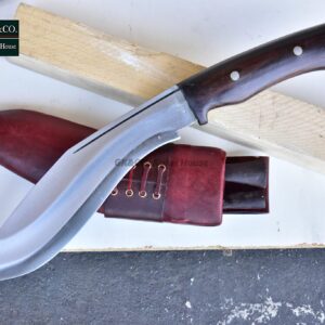 GK&CO. Kukri House Genuine - 8" AEOF Afghan Official Issued Genuine Kukri/Khukuri Knives Red Sheath GK&CO.Kukri In Nepal