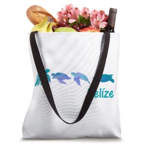 Belize Tourist Belizean Turtles Tote Bag