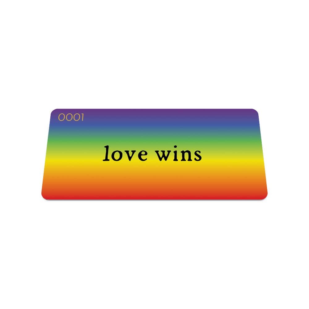 ZOX Bracelets — Love Wins | Stretchy Elastic Band with Motivational Affirmations and Beautiful Artwork, Great Gift for Men, Women, and Kids (Medium)