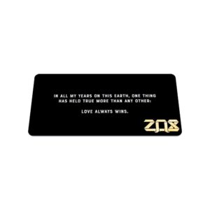 ZOX Bracelets — Love Wins | Stretchy Elastic Band with Motivational Affirmations and Beautiful Artwork, Great Gift for Men, Women, and Kids (Medium)