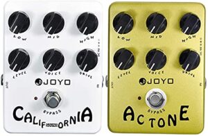 joyo jf-15 and jf-13 pedals amplifier simulator overdrive distortion effect pedals for electric guitar most frequently combination budget pedals in bundle