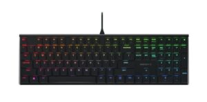 cherry mx 10.0n rgb mechanical keyboard mx low profile speed switches, aluminum housing, premium keyboard for gaming and work. g8a-25010lvbus-2