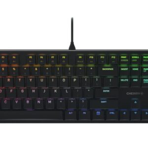 Cherry MX 10.0N RGB Mechanical Keyboard MX Low Profile Speed switches, Aluminum housing, Premium Keyboard for Gaming and Work. G8A-25010LVBUS-2