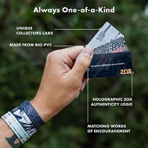 ZOX Bible Verse Bracelets — Nothing Is Impossible | Stretchy Elastic Band with Motivational Christian Affirmations and Beautiful Artwork, Great Gift for Men, Women, and Kids (Medium)