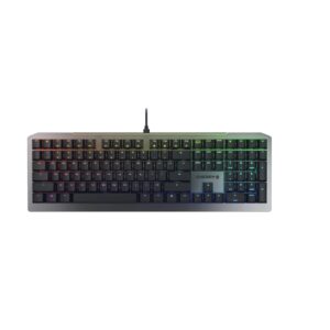 cherry mv 3.0 viola wired mechanical gaming keyboard. rgb backlight with cross linear viola switches. from the makers of the mx switch. (black)