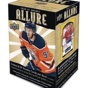 2020-21 Upper Deck Allure NHL Hockey Blaster Box - 6 Packs per Box - 5 Cards per Pack - Look for Blaster Exclusive Yellow Taxi Parallel