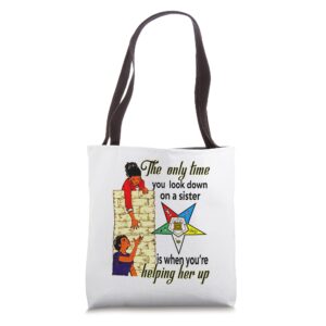 order of the eastern star oes ring diva sisters of color tote bag