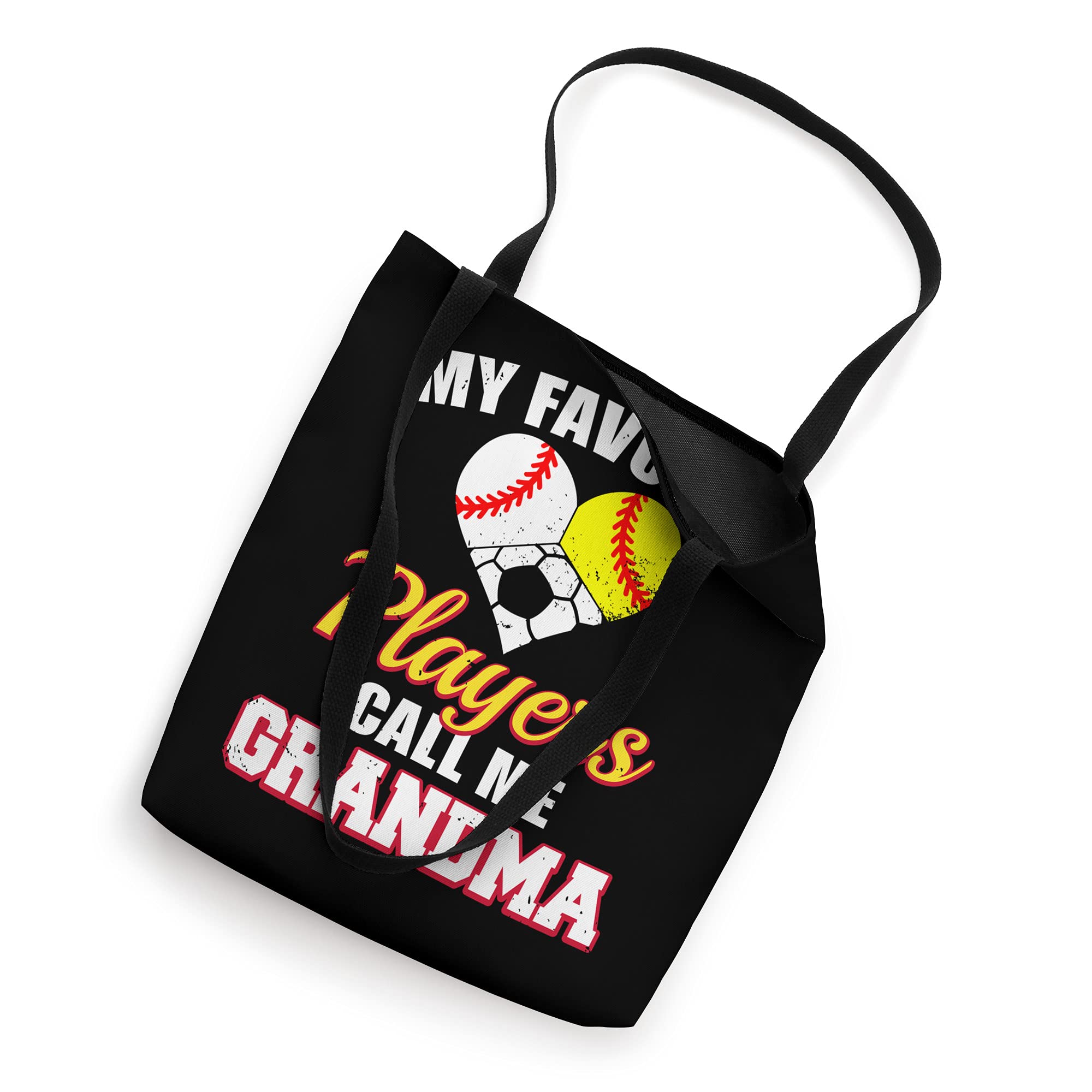 My Favorite Players Grandma Baseball Softball Soccer Tote Bag