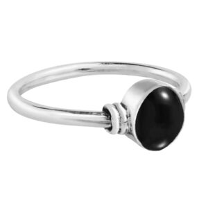 Oval white Pearl 925 Sterling Silver Genuine Pearl Ring Handmade Gift Ring (9)