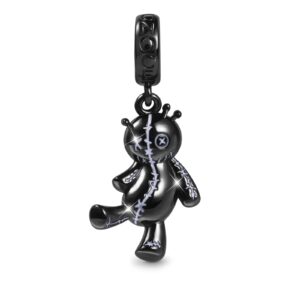 gnoce voodoo doll pendant charm 925 sterling silver dangle bead charms for women bracelet/necklace halloween gifts for wife(color-5)