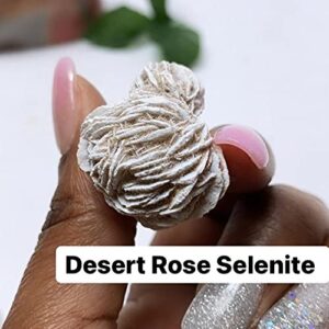 Pachamama Essentials Desert Rose Selenite Mineral - Set of 5 - Healing Crystal