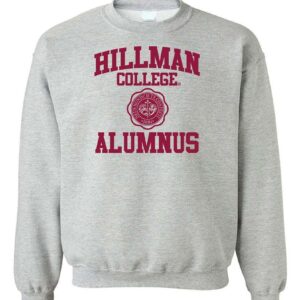 Hillman ALUMNUS - college black alumni retro tv - Fleece Sweatshirt (Large, Sport)