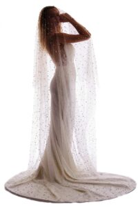 passat ivory 1tier cathedral veils pearl wedding veil ivory pearl veils bridal veil pearl veils for brides ivory