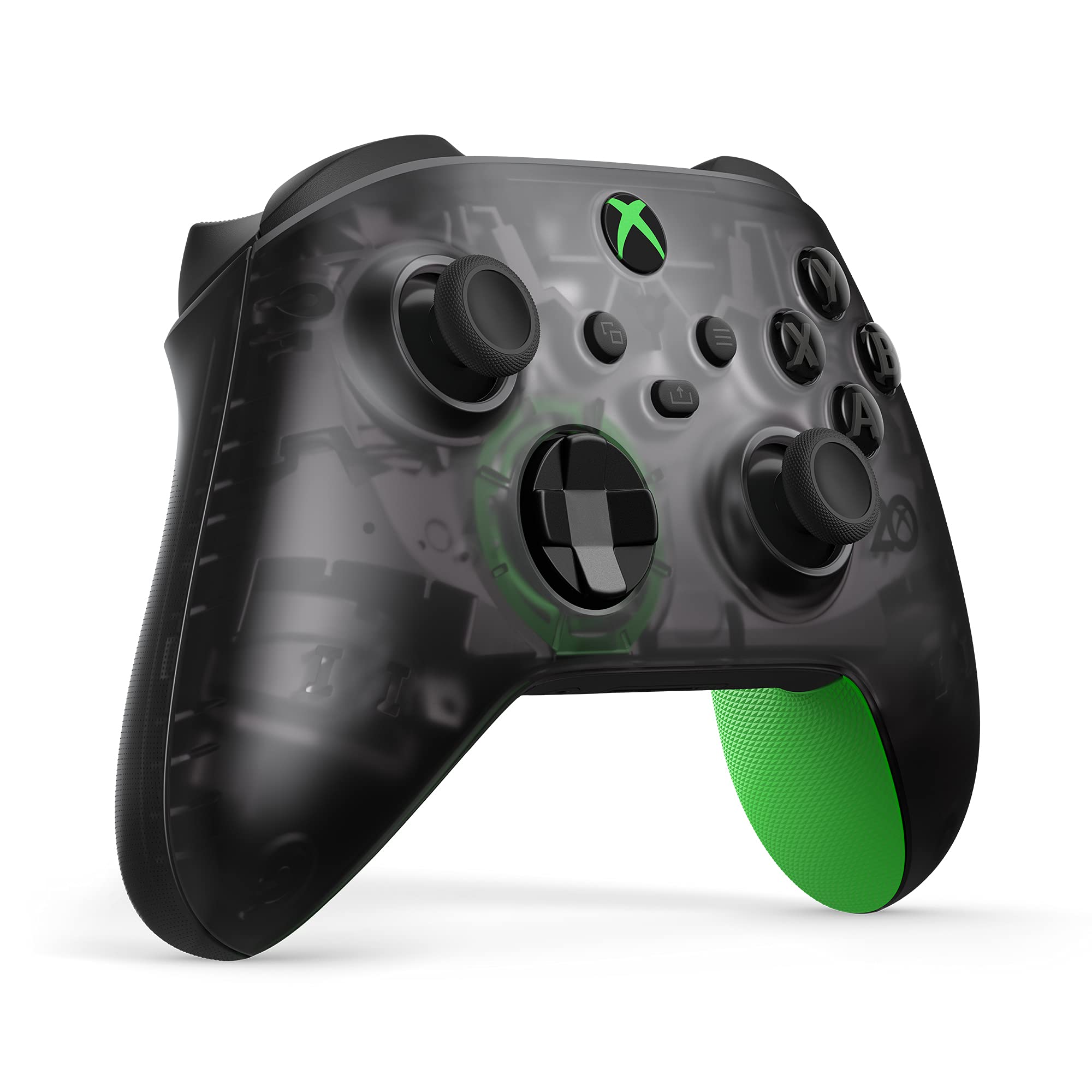 Xbox Wireless Controller 20th Anniversary Special Edition - For Xbox Series X/S, Xbox One, & Windows 10 - Bluetooth Connectivity - See-through Casing Special Edition - Hybrid D-Pad & Share But