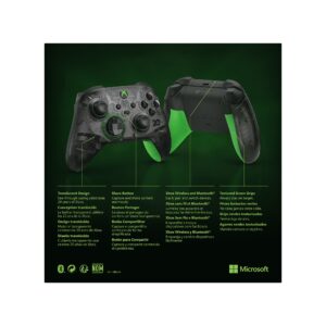 Xbox Wireless Controller 20th Anniversary Special Edition - For Xbox Series X/S, Xbox One, & Windows 10 - Bluetooth Connectivity - See-through Casing Special Edition - Hybrid D-Pad & Share But