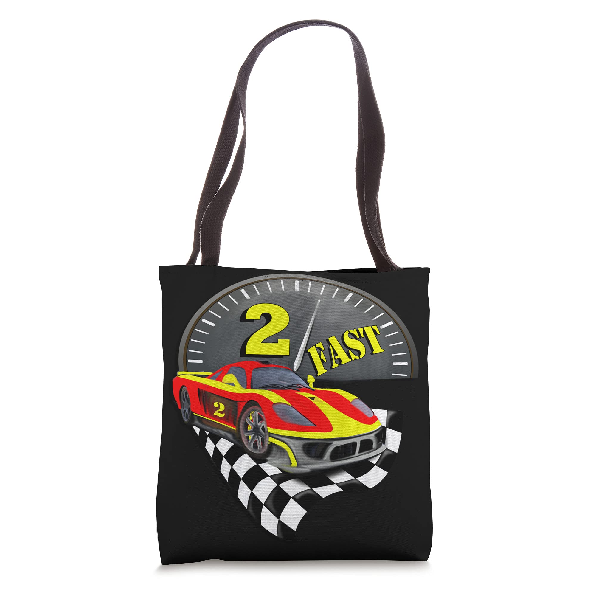 Birthday 2 Yr Old Race Car Cool Design Racing Tote Bag