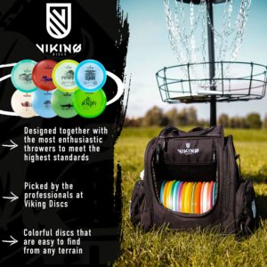 Viking Discs 8-Disc Tournament Set for Disc Golf - Advanced Disc Golf Equipment Bulk Set