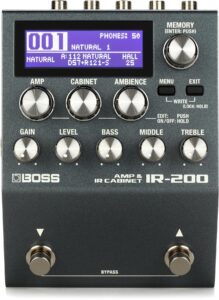 boss ir-200 amp and ir cabinet pedal