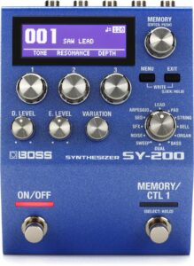 boss sy-200 guitar synthesizer pedal