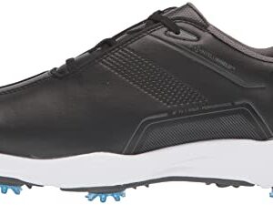 FootJoy Men's Ecomfort Golf Shoe, Black/Black, 12 Wide